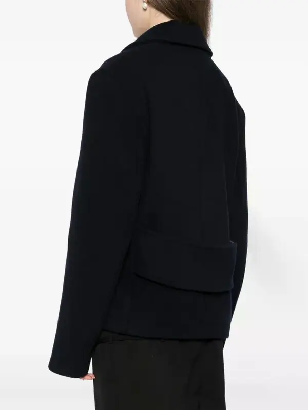 TOTEME Cropped Double-breasted Peacoat