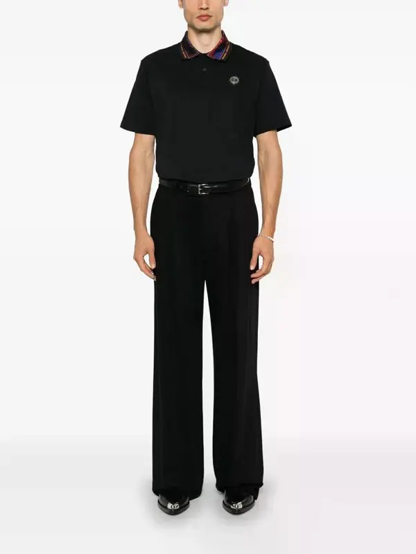 Just Cavalli Logo-appliqué Polo Shirt