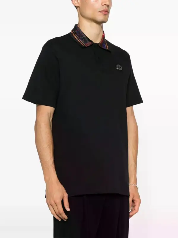 Just Cavalli Logo-appliqué Polo Shirt