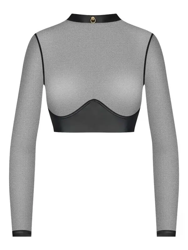 MAISON CLOSE Chambre Noire Long-sleeve Top - Black