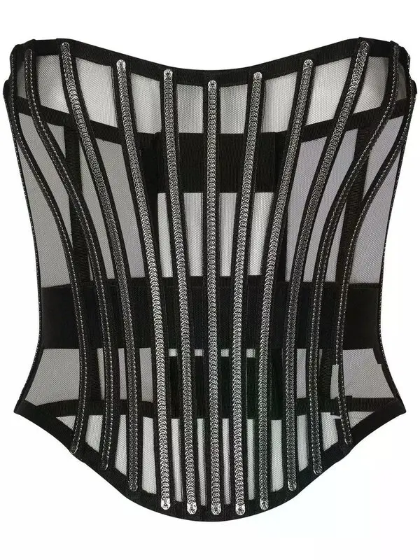 Dolce & Gabbana Boned Bodice Belt - Black