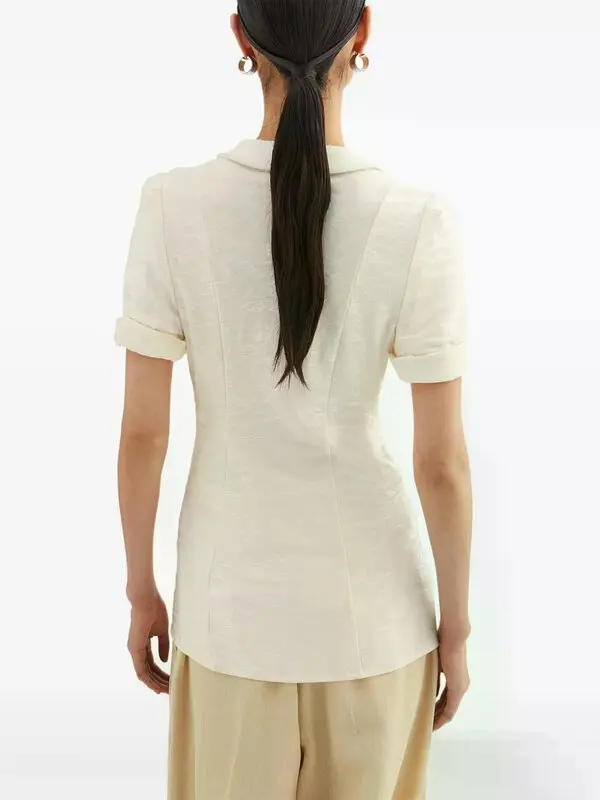 JIL SANDER Floral-jacquard Shirt