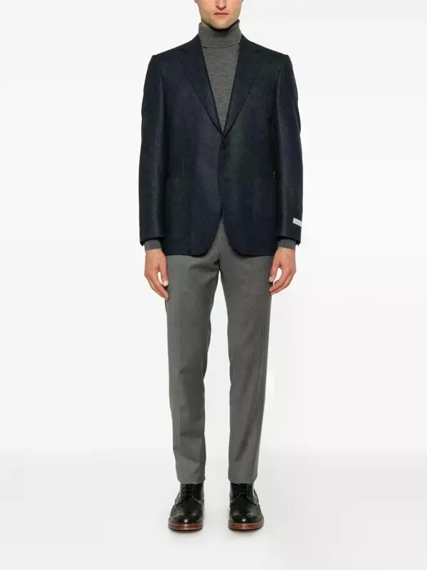 PT TORINO Tapered Virgin Wool Trousers - Grey