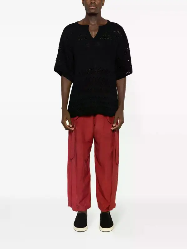 AMIR SLAMA Wide-leg Cargo Trousers