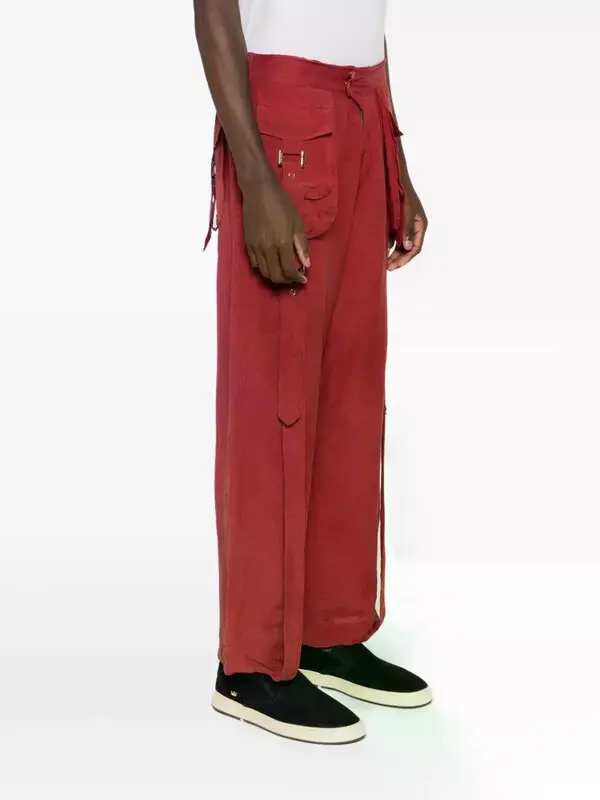 AMIR SLAMA Wide-leg Cargo Trousers