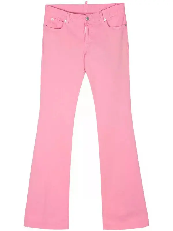 Dsquared2 Mid-rise Flared Jeans - Pink