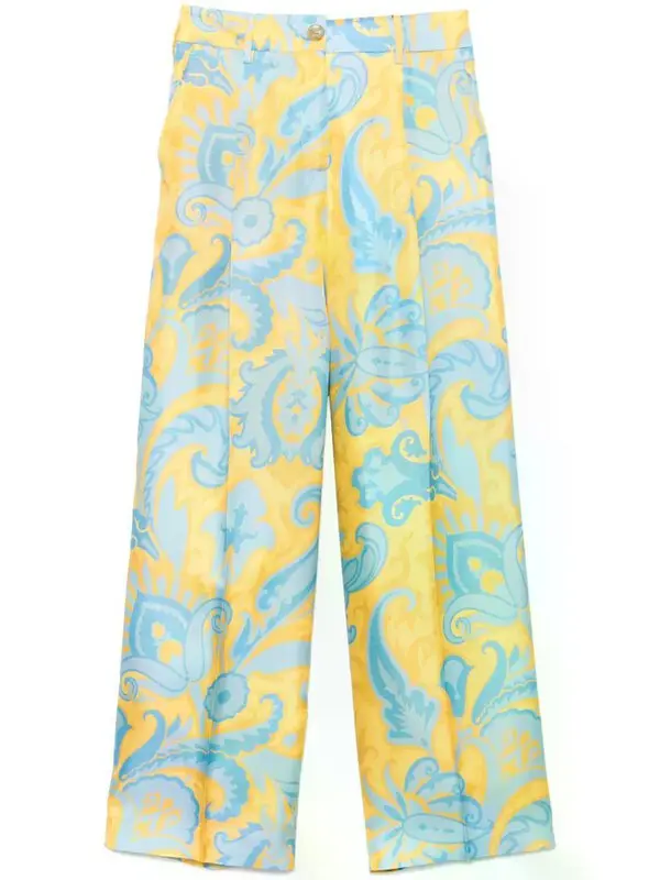 Etro Silk Trousers