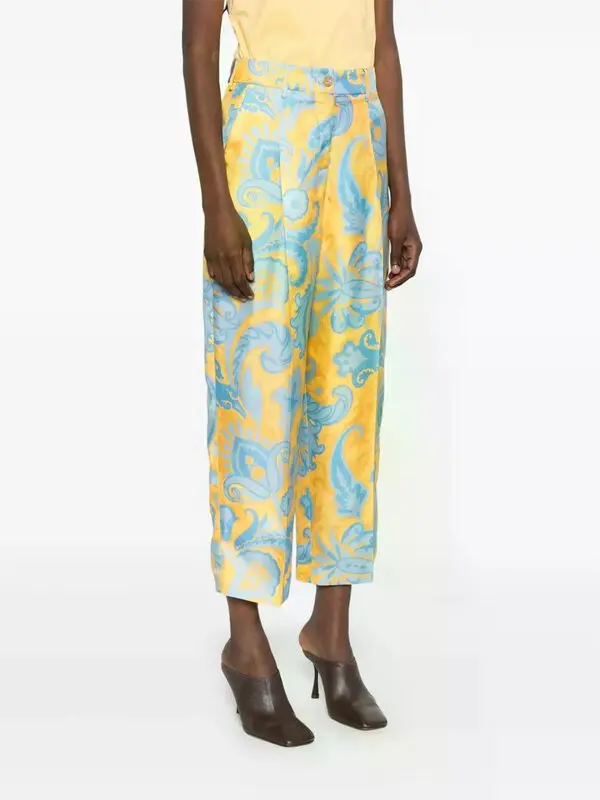 Etro Silk Trousers