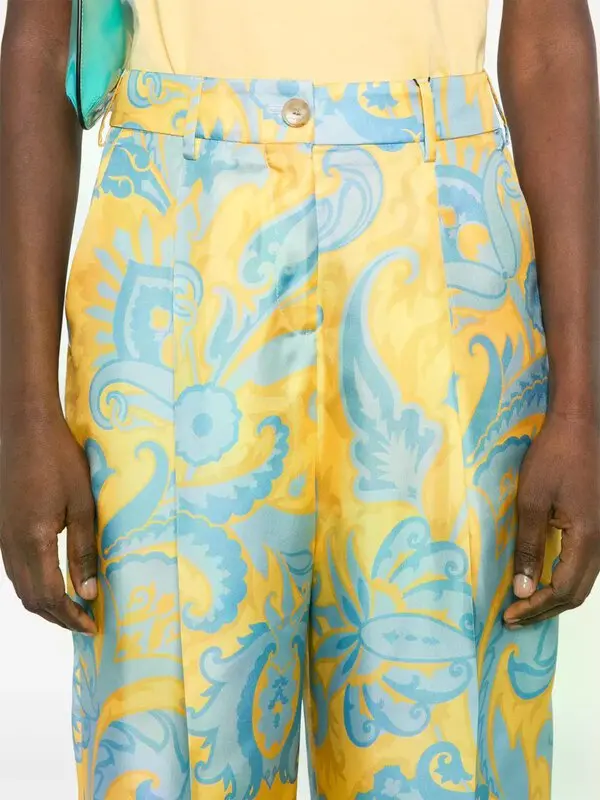 Etro Silk Trousers
