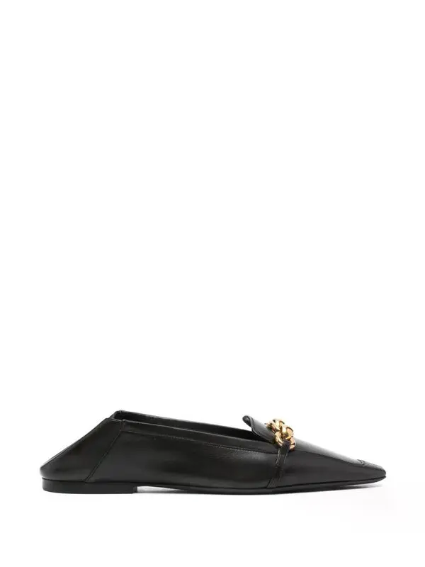 Saint Laurent Chain-link Loafers - Brown