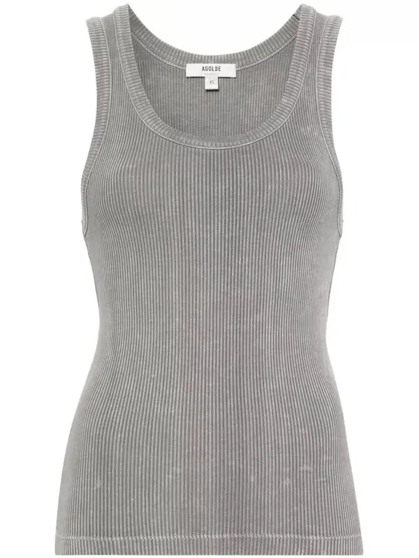 AGOLDE Poppy Fine-ribbed Tank Top