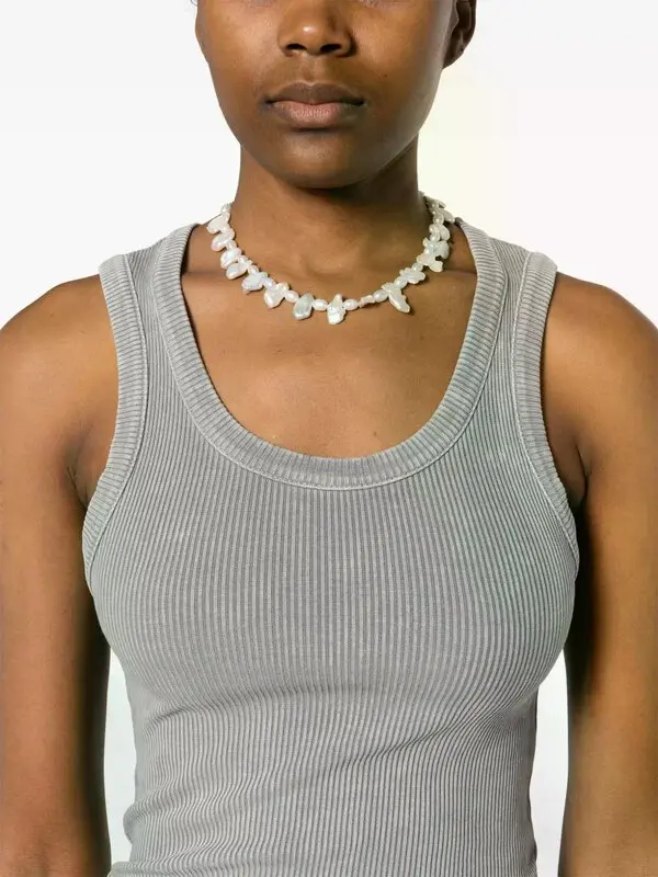 AGOLDE Poppy Fine-ribbed Tank Top