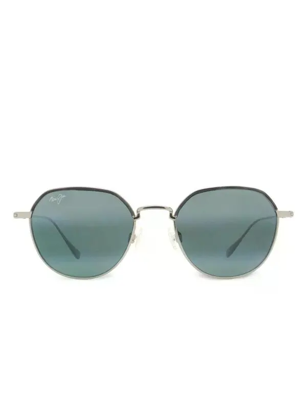 Maui Jim Jack Round Metal Sunglasses - Silver