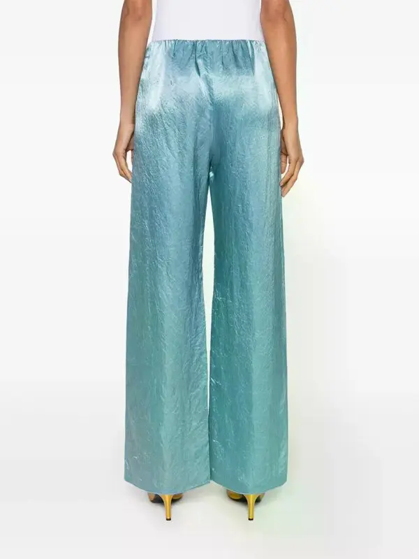 Nanushka Straight-leg Satin Trousers