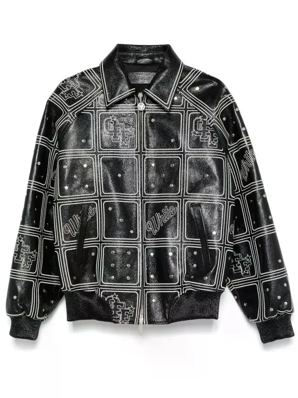 Off-White Dices Lea Varsity Jacket
