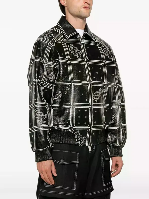 Off-White Dices Lea Varsity Jacket