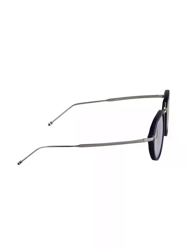 Thom Browne Round-frame Glasses - Blue