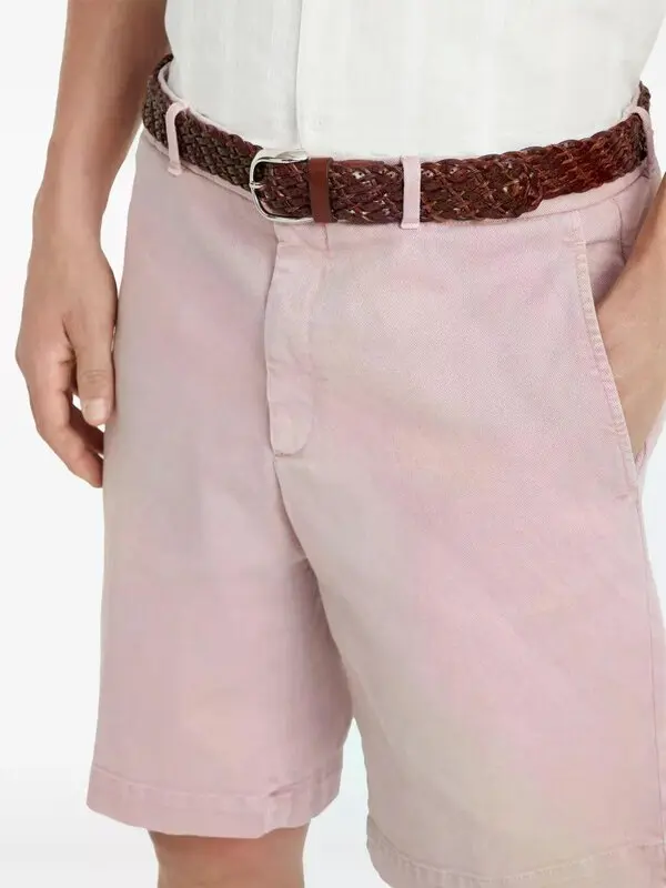 Brunello Cucinelli Denim Bermuda Shorts - Pink