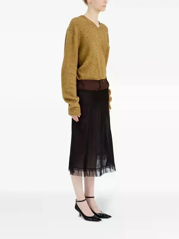 MAISON MARGIELA Tulle Midi Skirt