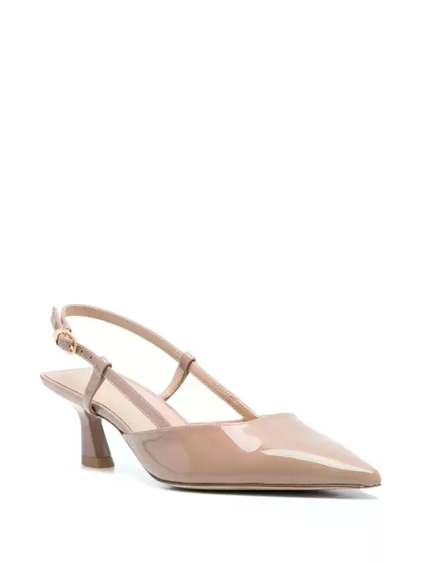 STUART WEITZMAN Vinnie Slingback Sandals - Neutrals