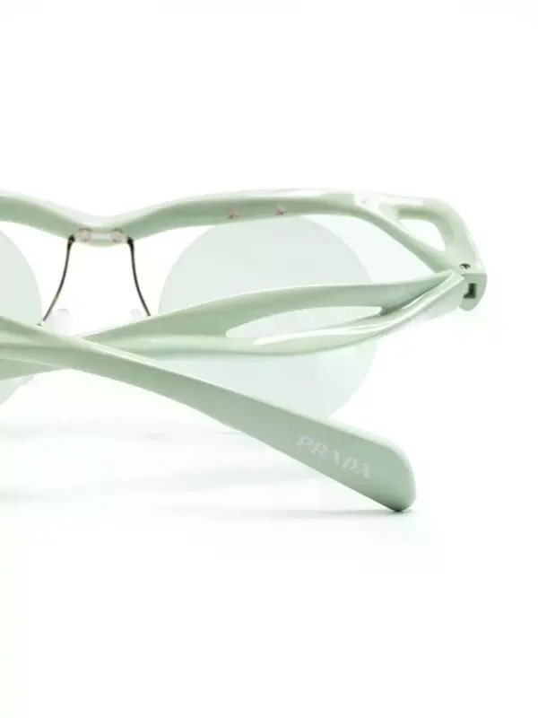 Prada Round-frame Sunglasses - Green