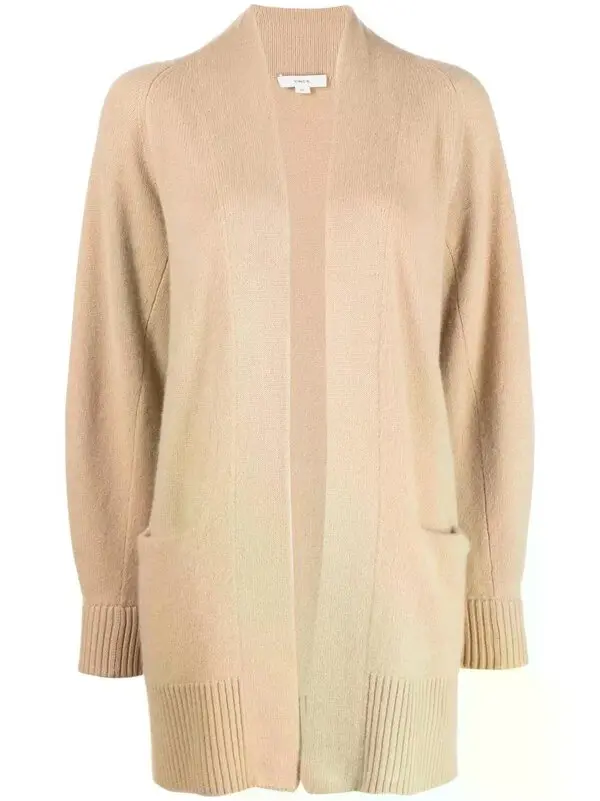 Vince Open-front Cashmere Cardigan Coat - Neutrals
