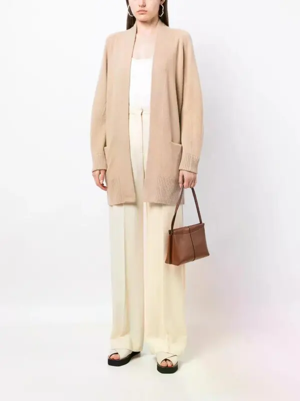 Vince Open-front Cashmere Cardigan Coat - Neutrals