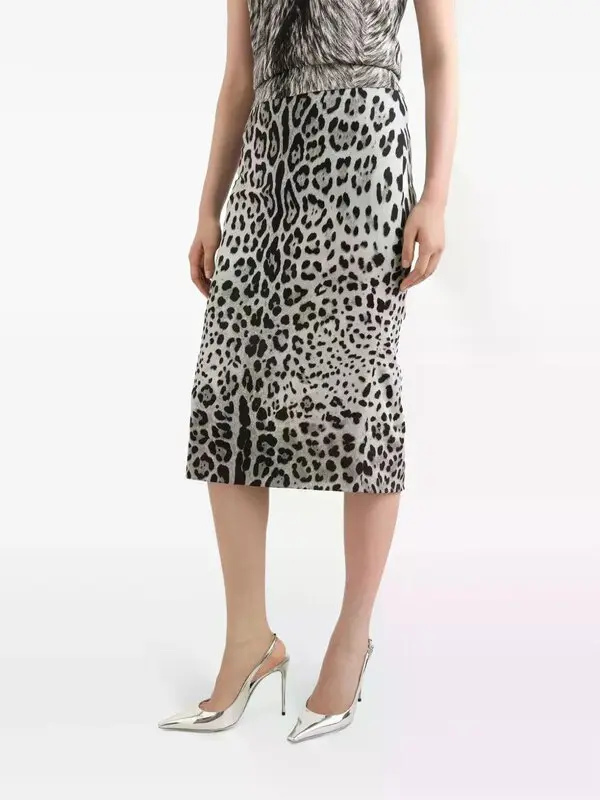 Dolce & Gabbana Leopard-print Midi Skirt