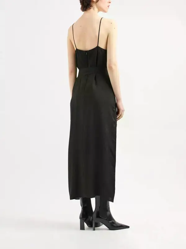 Armani Exchange Patterned Jacquard Maxi Dress