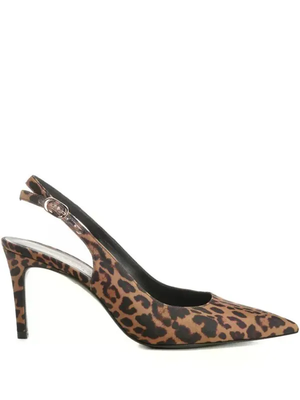STUART WEITZMAN 75mm Power Slingback Pumps - Brown
