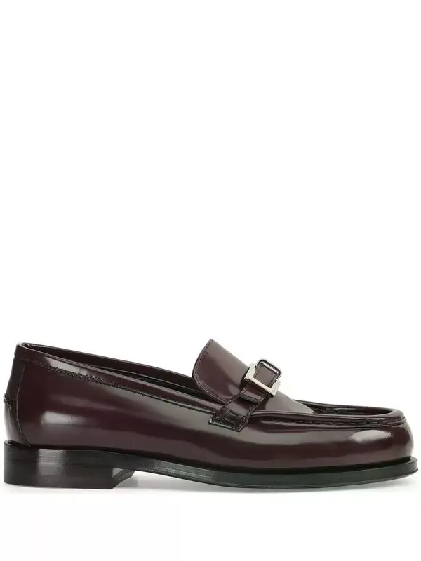 SERGIO ROSSI Sr Nora Leather Loafers
