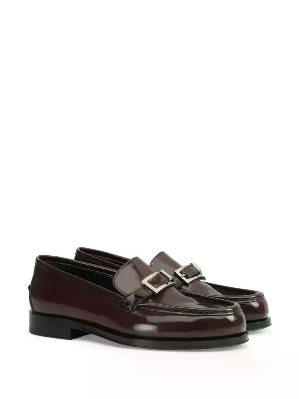 SERGIO ROSSI Sr Nora Leather Loafers