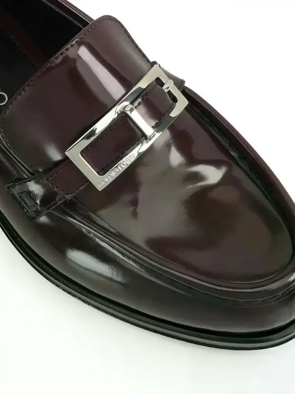 SERGIO ROSSI Sr Nora Leather Loafers