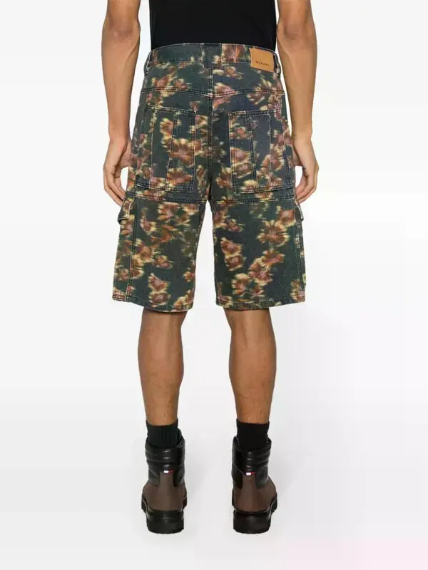 MARANT Abstract-print Cargo Shorts
