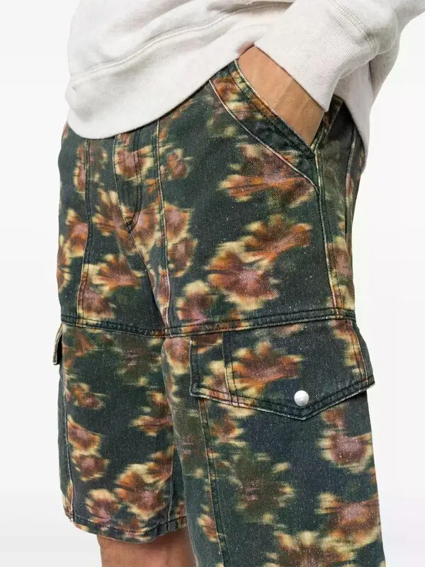 MARANT Abstract-print Cargo Shorts