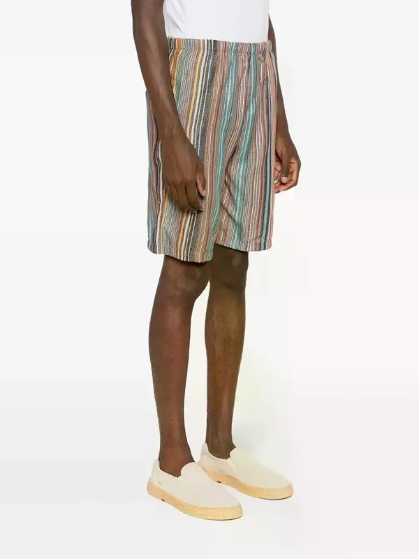AMIR SLAMA Striped Jacquard Shorts