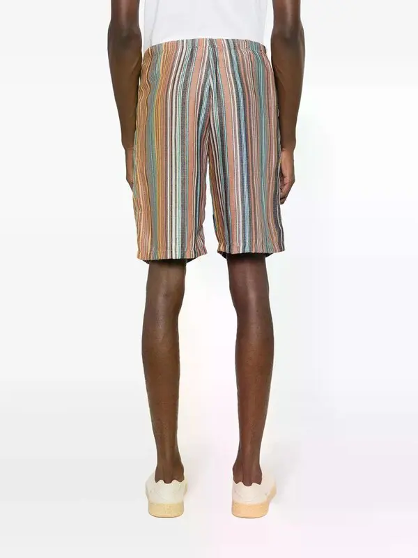 AMIR SLAMA Striped Jacquard Shorts
