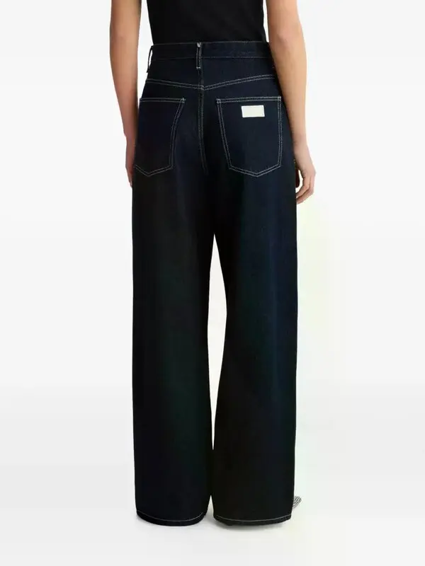 Liu Jo Distressed Wide-leg Jeans