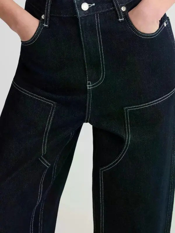Liu Jo Distressed Wide-leg Jeans