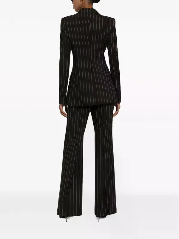 Dolce & Gabbana Striped High-waisted Trousers
