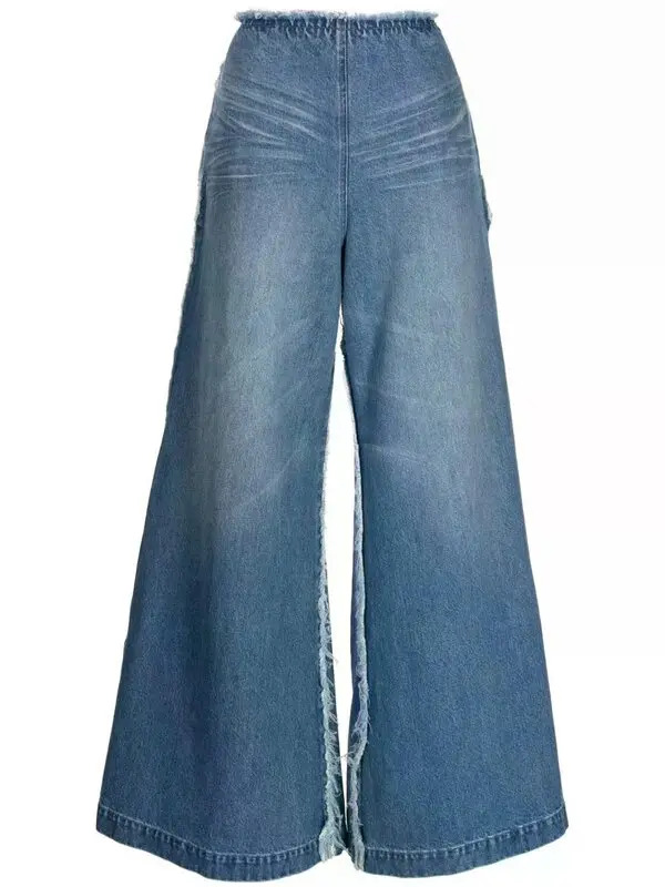 GROUND ZERO Logo-patch Flared Jeans