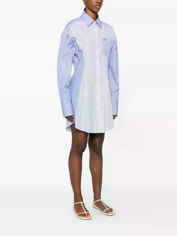 Stella McCartney Striped Shirt Mini Dress