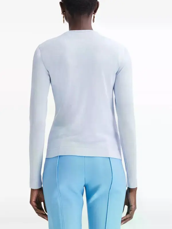 Oscar De La Renta Camellia Button-up Cardigan