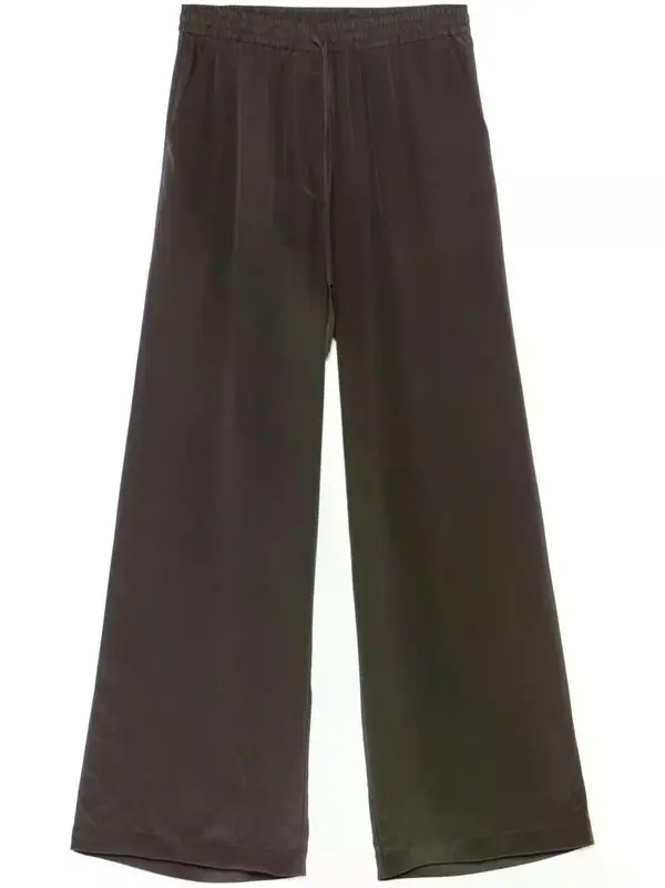 P.a.r.o.s.h Drawstring Palazzo Pants - Black