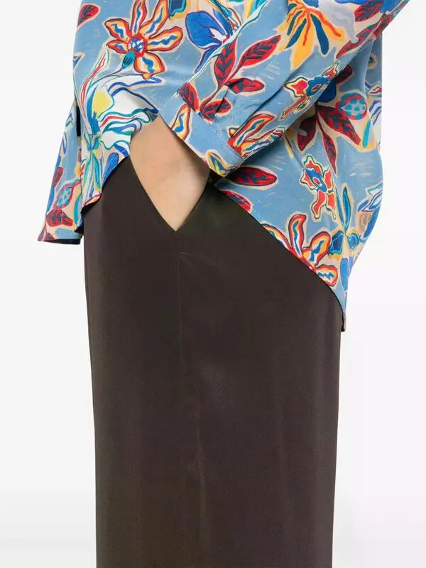 P.a.r.o.s.h Drawstring Palazzo Pants - Black