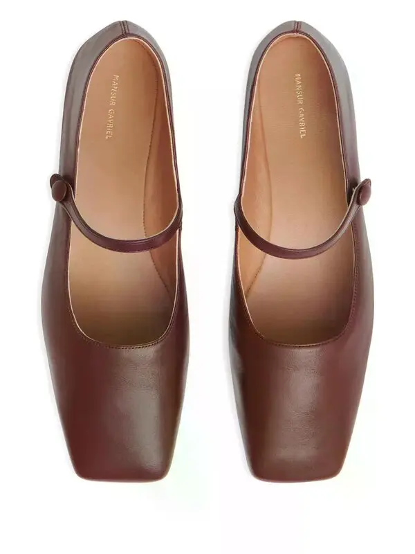 MANSUR GAVRIEL Square-toe Ballerina Shoes
