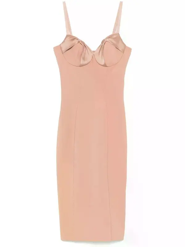 Elisabetta Franchi Bow-embellished Midi Dress