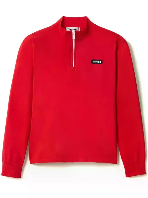 Miu Miu Fine-knit Jumper - Red