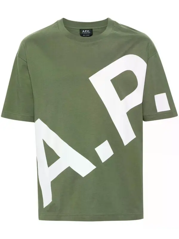 A.p.c. Lisandre Cotton T-shirt - Green