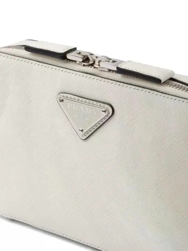 Prada Brique Crossbody Bag - White